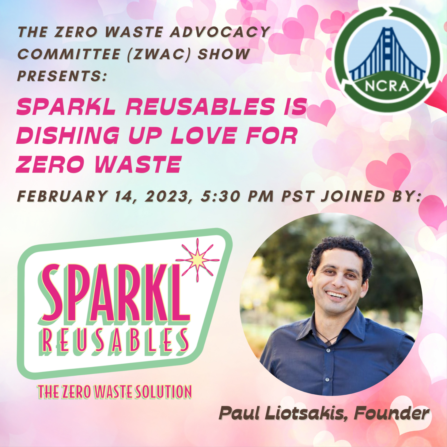 Love for Zero Waste With Sparkl Reusables, 2/23 – Northern California ...